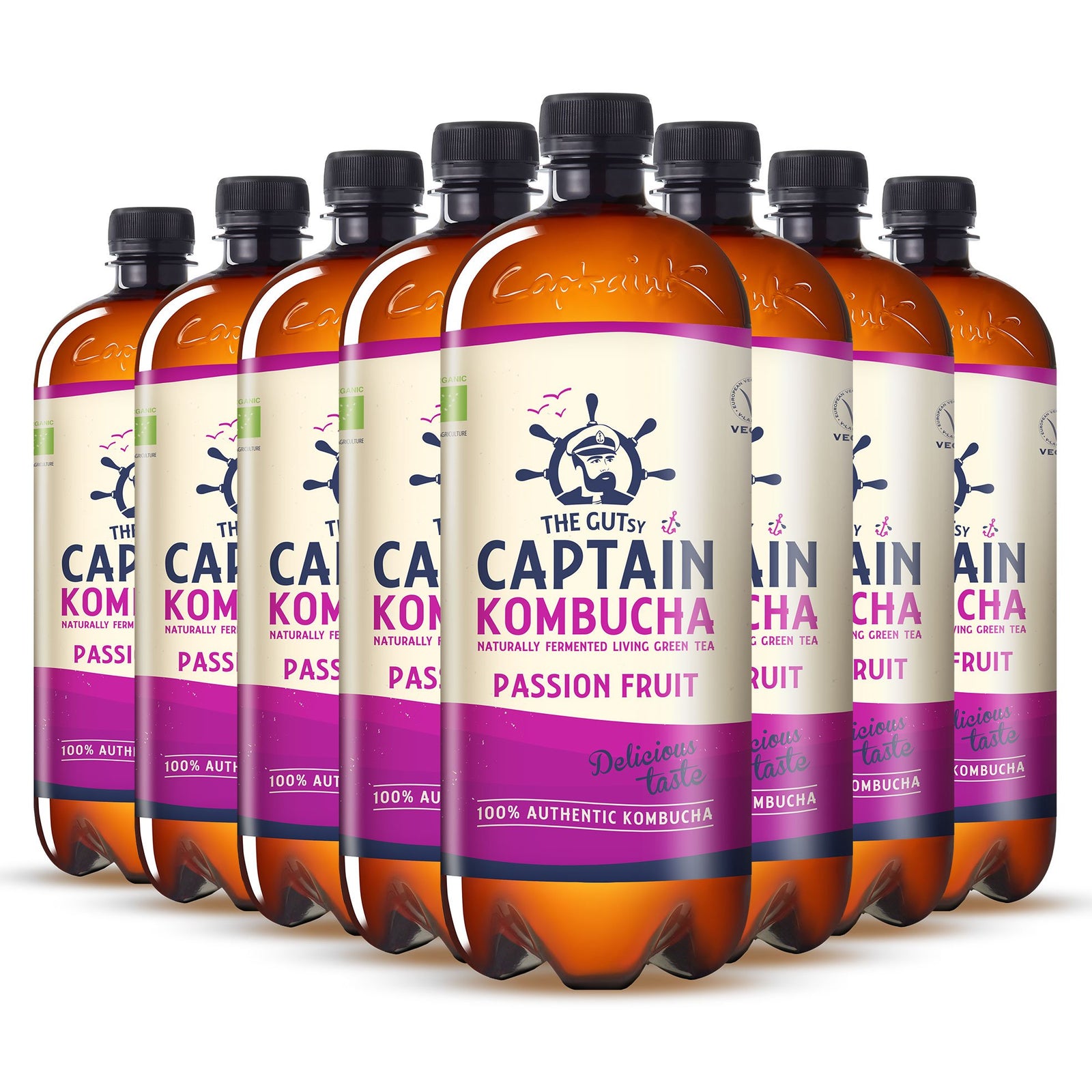 GUTsy Captain Kombucha UK - Unpasterized RAW kombucha