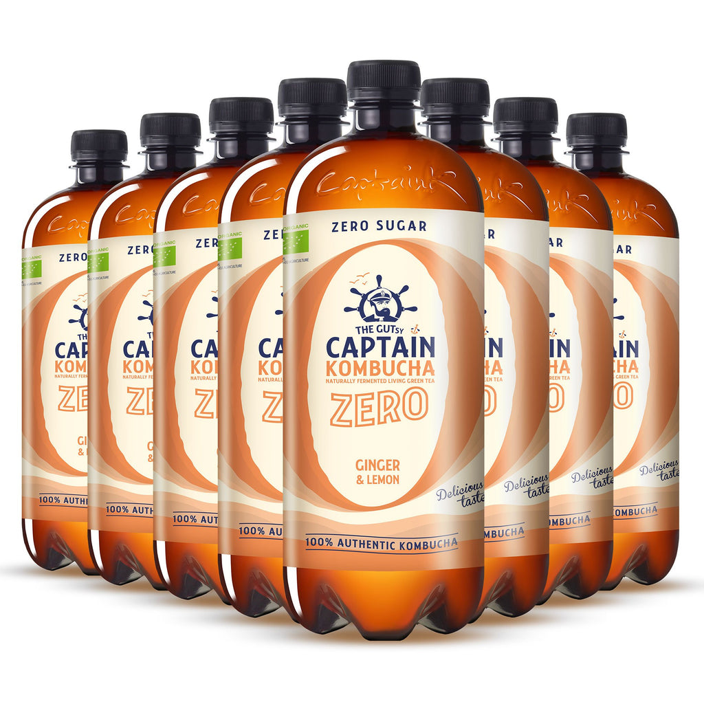 GUTsy Captain Kombucha UK - Unpasterized RAW kombucha